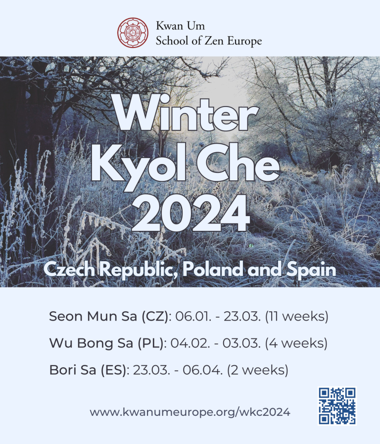 Winter Kyol Che Wu Bong Sa - Kwan Um School Of Zen Europe